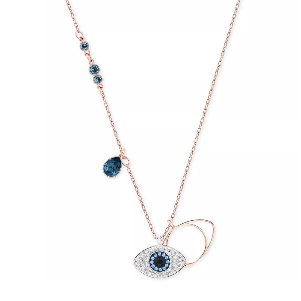 Swarovski Rose Gold-Tone Crystal Evil Eye - Gem